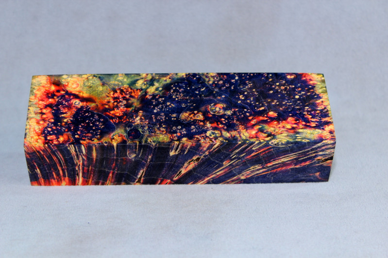 Stabilized Maple Burl Wood Mod Block