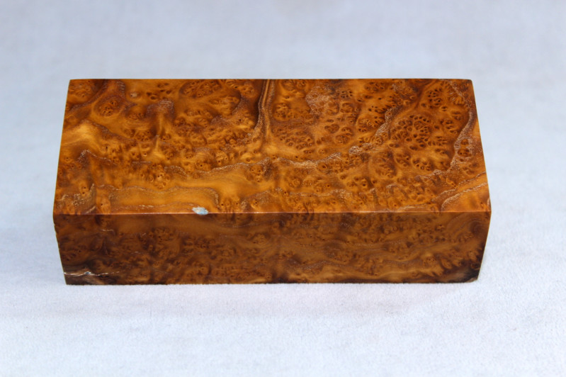 Stabilized Russian Olive Burl Wood Mod Block