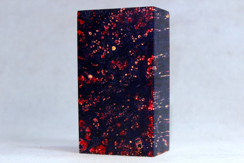 Stabilized Maple Burl Wood Mod Block