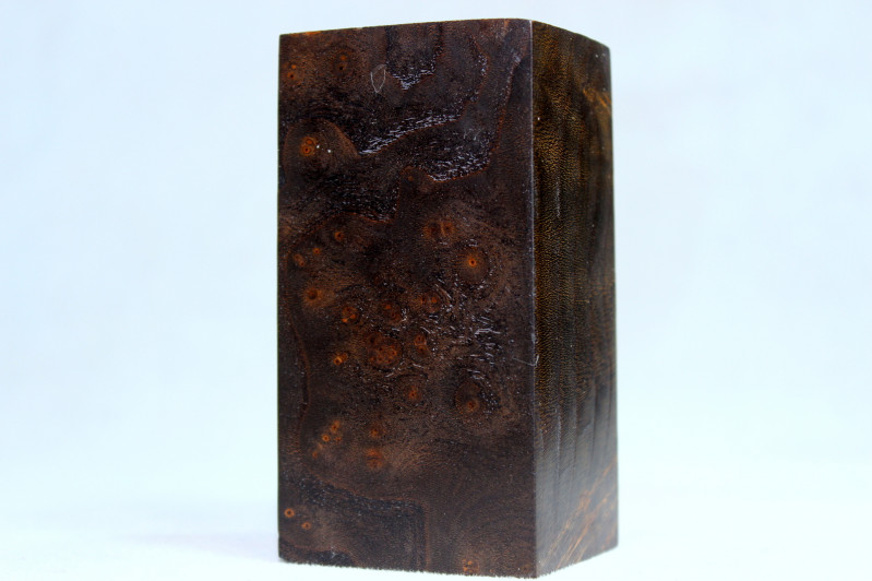 Stabilized Russian Olive Burl Wood Mod Block