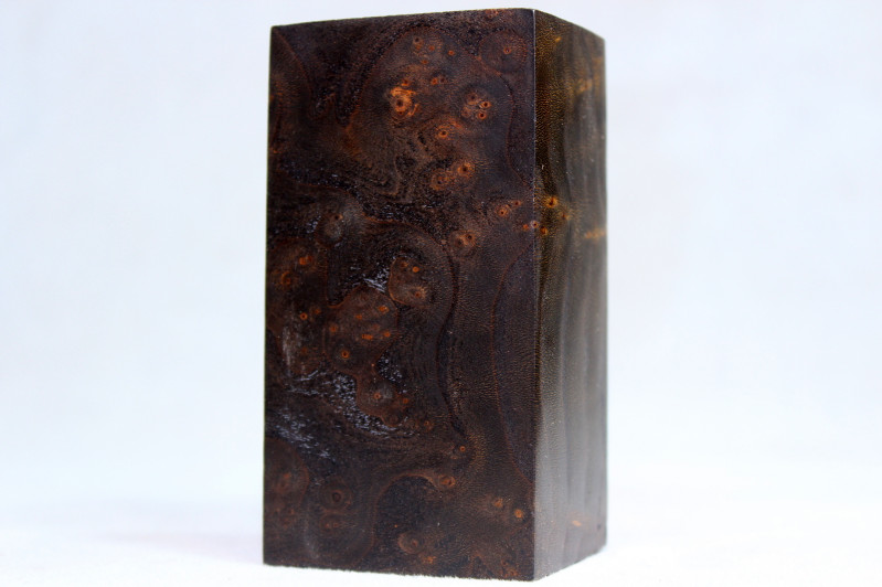 Stabilized Russian Olive Burl Wood Mod Block