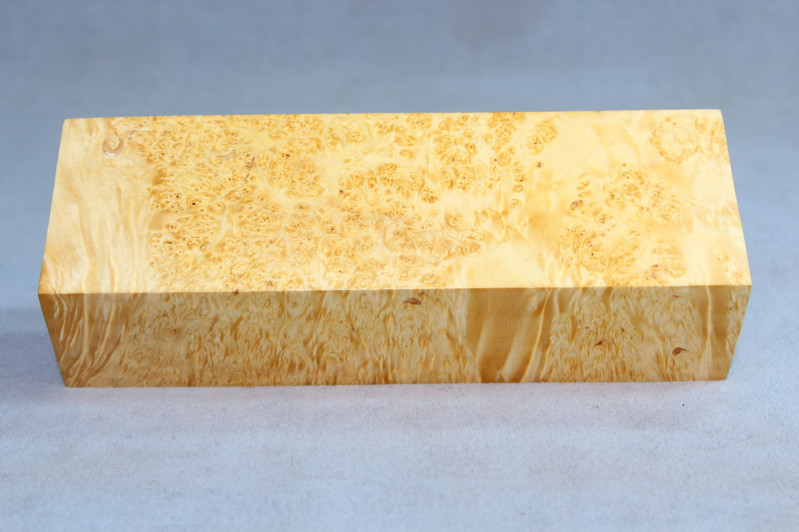 Stabilized Maple Burl Wood Mod Block